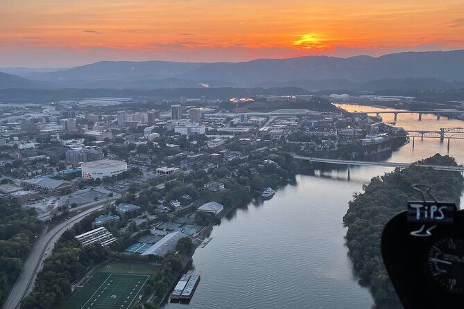 Private Helicopter Tour of Downtown Chattanooga - The Bottom Line