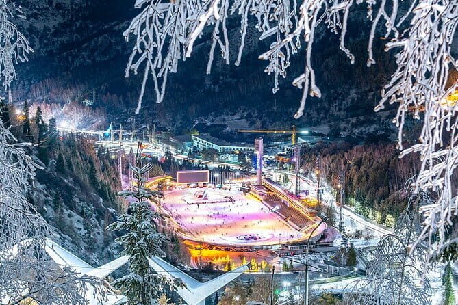 Private high mountain ice rink Medeo and ski resort Shymbulak tour - A Detailed Breakdown of the Journey