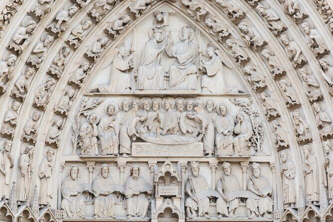 Private Historical Tour of Notre Dame - The Western Portal and Sculptures