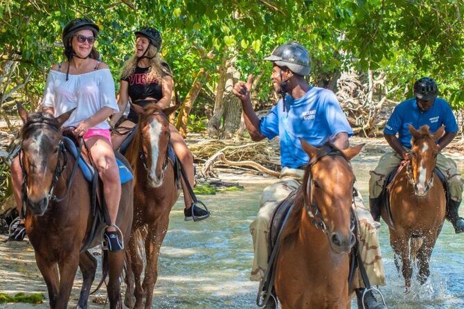 Private Horseback Riding, Swimming and Blue Hole Falls Tour - Key Points