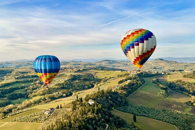 Private Hot Air Balloon flight in Tuscany from Chianti area - A soaring look at Tuscany: Private Hot Air Balloon Flight in Chianti