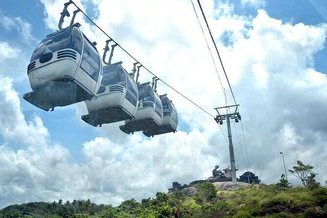 Private Jatayu Nature Park and Varkala Beach Tour from Kovalam - Key Points