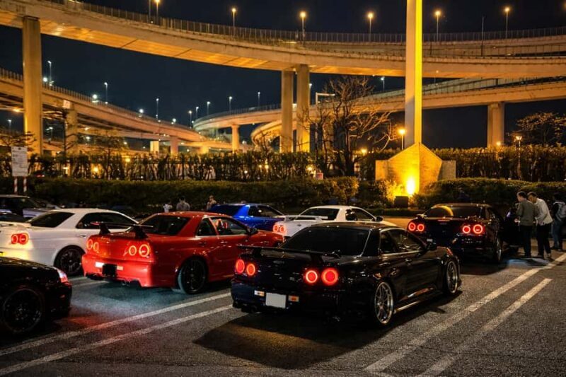 Private JDM Night Group Tour to Daikoku PA Car Meet - Key Points