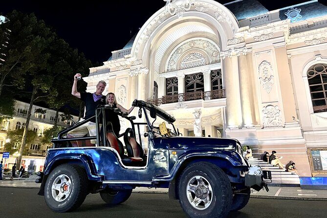 Private Jeep City Tour Saigon by Night and Skybar Drink - Authentic, Engaging, and Memorable