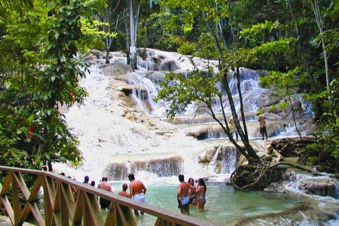 Private Martha Brae River Rafting/Dunns River Falls plus Luminous Lagoon Combo - Frequently Asked Questions