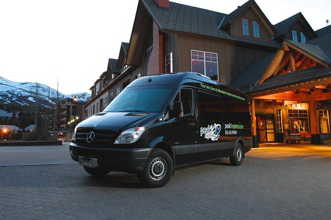 Private Mercedes Sprinter Van - Summit County to Denver International Airport - Key Points
