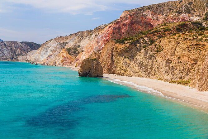 Private Milos Tour "Unspoiled Secret Beaches"- Luxury Boat Rental - Key Points
