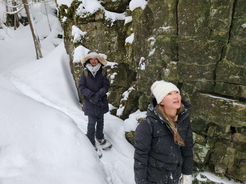 Private Nottawasaga Bluffs Caves Snowshoe-Creemore/Collingwd - The Value of This Adventure