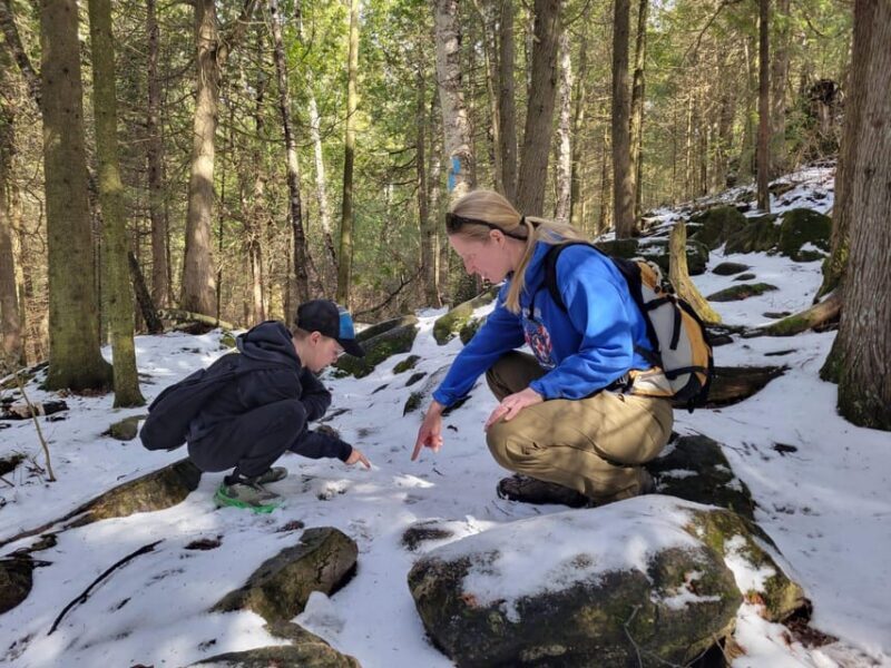 Private Nottawasaga Bluffs Caves Snowshoe-Creemore/Collingwd - Who Will Love This Tour?