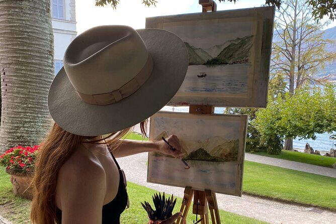 Private painting class + Villa Melzi Gardens on Lake Como - The Artistic Process