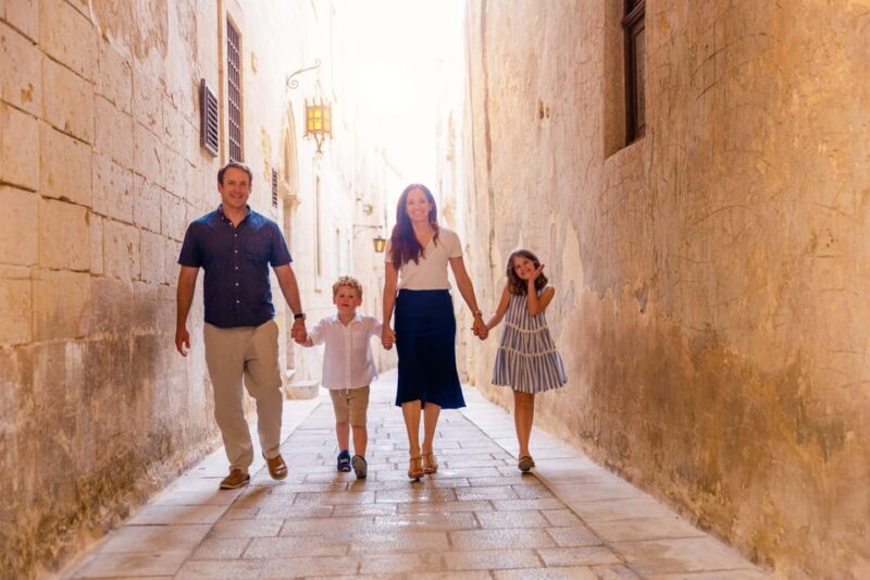 Private Photoshoot in Malta - Key Points