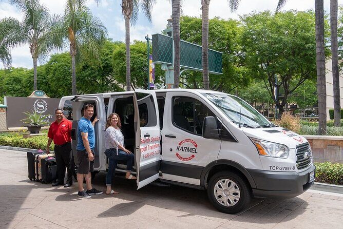 Private Round-trip Airport Transfer: John Wayne Airport to & from Anaheim Hotels - Key Points