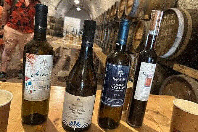 Private Santorini Wine Tour with 12 Wine Tastings and Greek Meal - Key Points