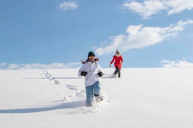 Private Scenic Hills Snowshoeing in Biei - Key Points