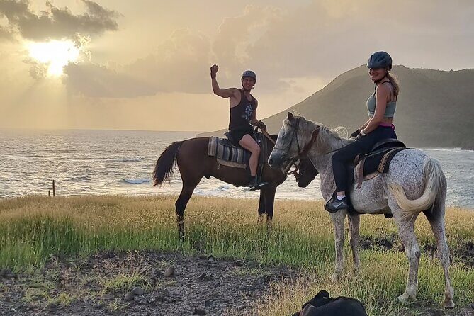 Private Sunrise Horseback Beach Ride with Sandy Hoofs St. Lucia - The Sum Up