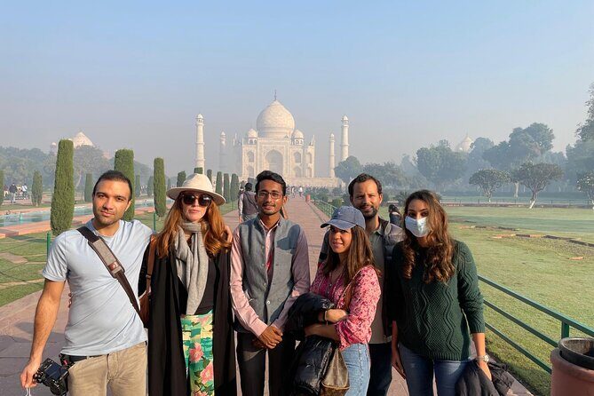 Private Sunrise Taj Mahal Tour by Car from Delhi - All Inclusive - Visiting the Taj Mahal at Dawn