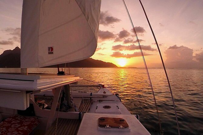 PRIVATE Sunset Cruise : Moorea Sailing on a Catamaran named Taboo - The Sum Up