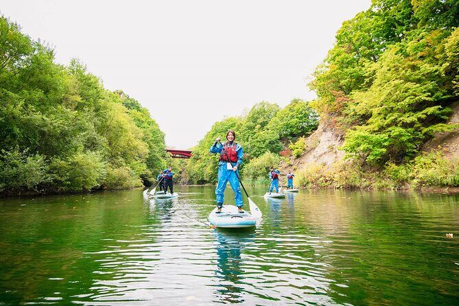 Private Sup Adventure on the Toyohira River - An Authentic Look at the SUP Experience on the Toyohira River