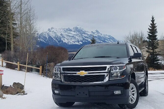 Private SUV Transfers to/ from Jackson Hole Airport JAC - The Experience in Detail: Starting Your Teton Trip on the Right Foot
