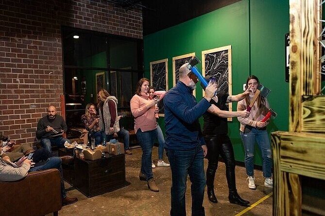 Private Throw Lane in Atlanta - Introduction to Axe Throwing in Atlanta