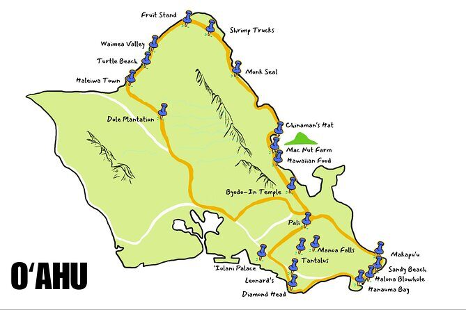 Private Tour Oahu-Ko Olina Resorts Pick Up Included-Customizable - Key Points