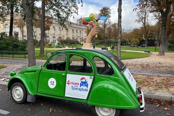 Private tour Paris Sightseeing 2 hours in Citroën 2CV - FAQ