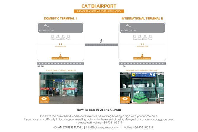 Private Transfer: Cat Bi Airport to/from Ha Long, Tuan Chau - Key Points