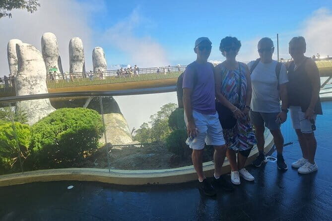 Private Transfer to Golden Bridge- Monkey Mountain-Dragon Bridge-Marble Mountain - Exploring Vietnam’s Iconic Sights in One Day: Private Transfer to Golden Bridge, Monkey Mountain, Dragon Bridge, and Marble Mountain