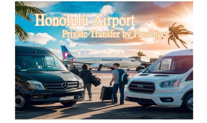 Private Transfer waikiki to HNL airport * 1-12 passenger* - A Reliable Option for Departing Waikiki