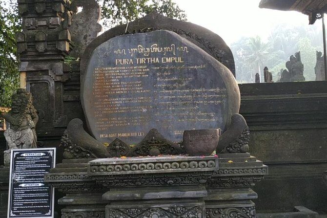 Private UBUD Tour - Key Points