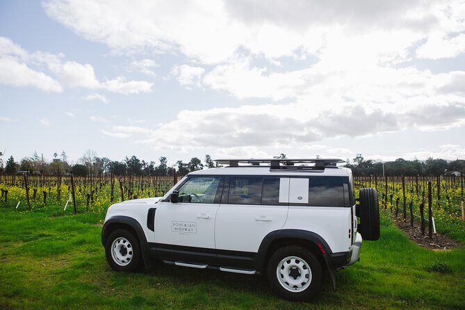 Private Wine Country Driver Service Land Rover Defender - Key Points