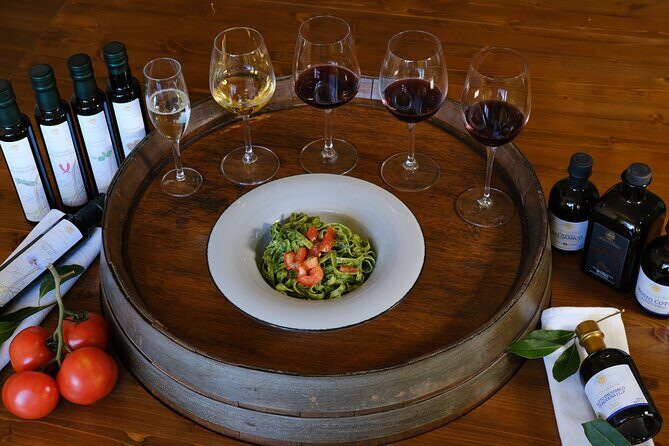 Private Wine, Evo Oils & Balsamic Vinegar Experience with Meal - Key Points