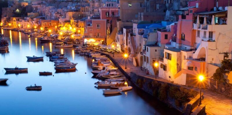 Procida round trip including tour of the island by sea from Ischia - Key Points