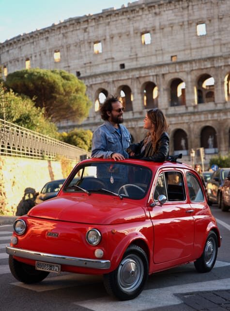 Professional photoshoot with Most Classic Fiat500 of Rome - The Experience Through the Eyes of Past Participants