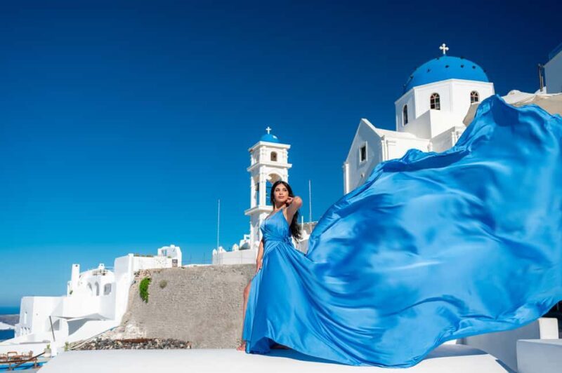 Proffessional Flying Dress Photoshoot with 50 edited photos - What the Experience Fees Cover