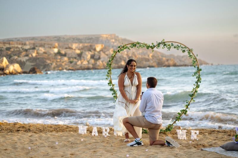 Proposal Photoshoot with Professional Photographer in Malta - Discover the Charm of a Proposal Photoshoot in Malta