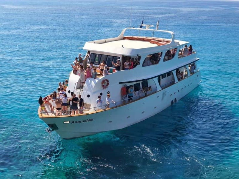 Protaras: DREAM Luxury Yacht Cruise w/ Slide, BBQ & 1 Drink - The Bottom Line