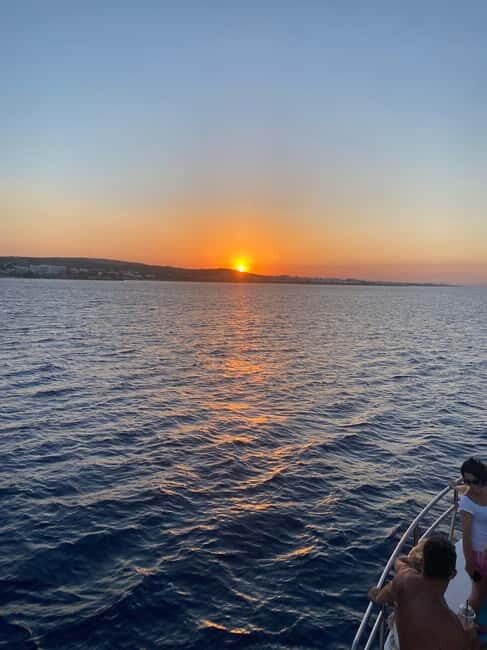 Protaras:Cape Greco, Turtle Cove & Blue Lagoon Sunset Cruise - Key Points