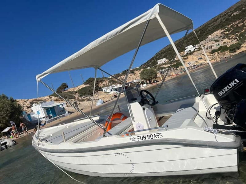 Provatas : Boat rental to Kleftiko - Key Points