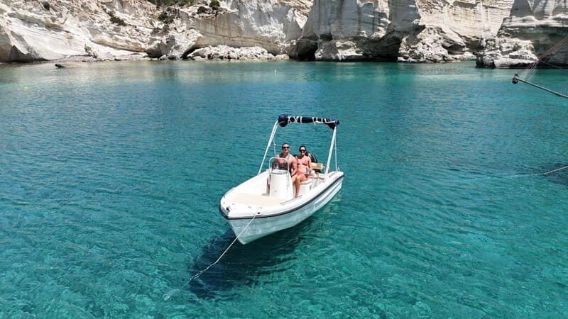 Provatas : Boat rental to Kleftiko - Why Rent a Boat at Provatas?