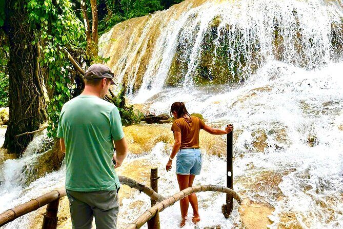 Pu Luong Trekking Bikking Cooking and Hieu Waterfall Exploration - Key Points