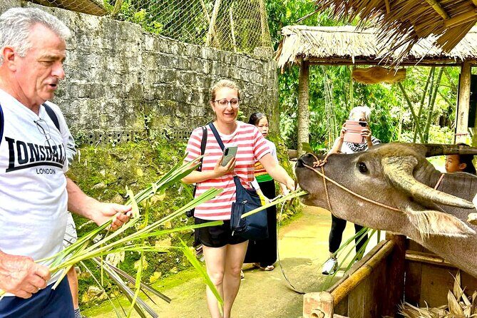 Pu Luong Trekking Bikking Cooking and Hieu Waterfall Exploration - Crossing the Bamboo Bridge: A Local Landmark