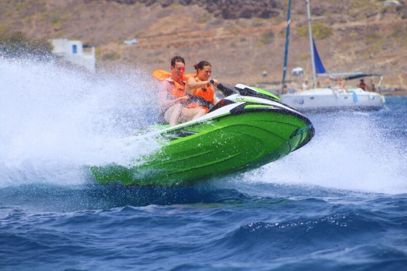Puerto Colón: Kawasaki Jet Ski Tour Along Tenerife's Coast - Key Points