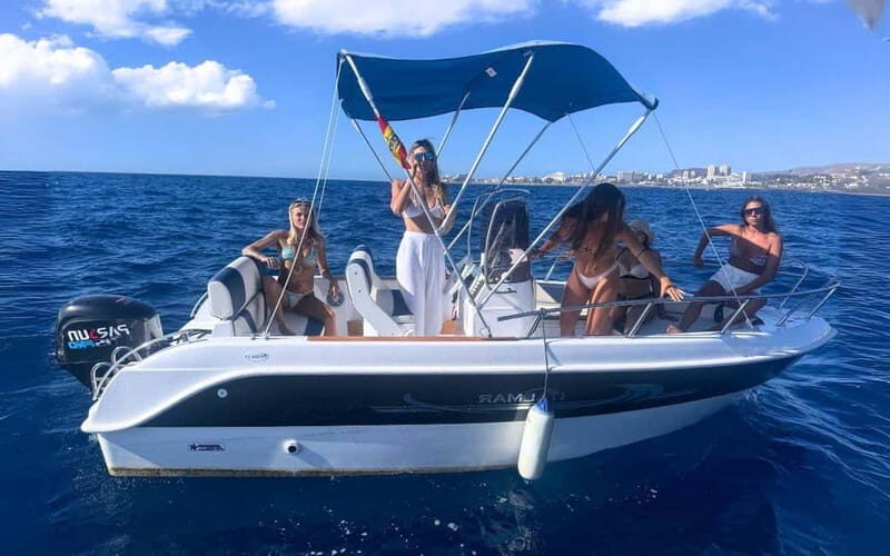 Puerto Colon: License-Free Self-Drive Boat in Tenerife - Key Points