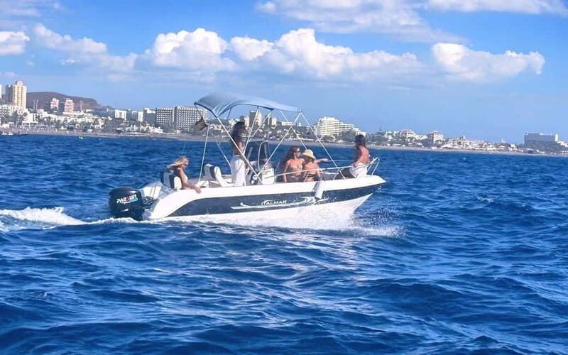 Puerto Colon: License-Free Self-Drive Boat in Tenerife - An Authentic, Flexible Way to Experience Tenerife’s Coast