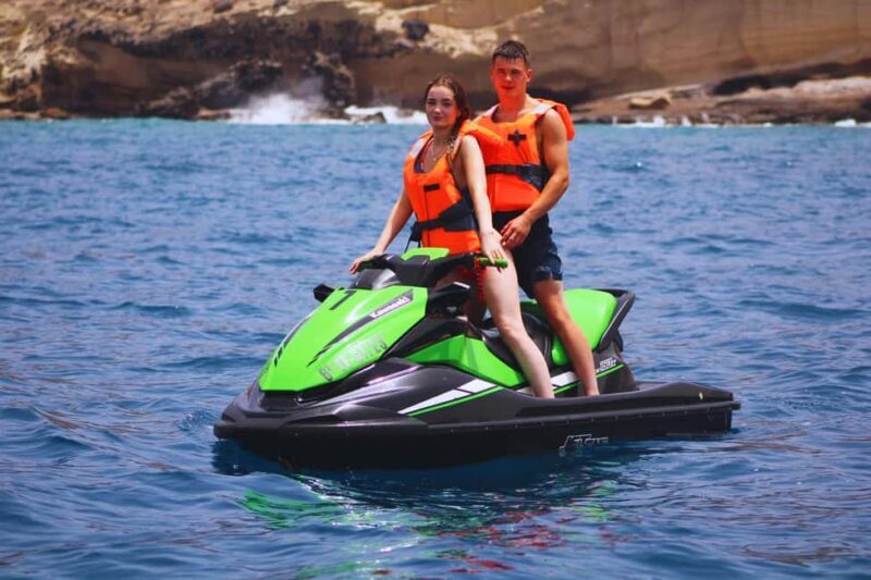 Puerto Colón: Yamaha Jet Ski Tour Along Tenerife's Coast - Key Points