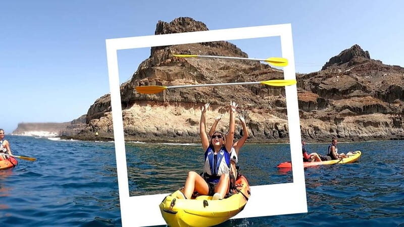 Puerto Mogán: Guided Adventure Kayak Tour in Caves & Snorkel - Key Points