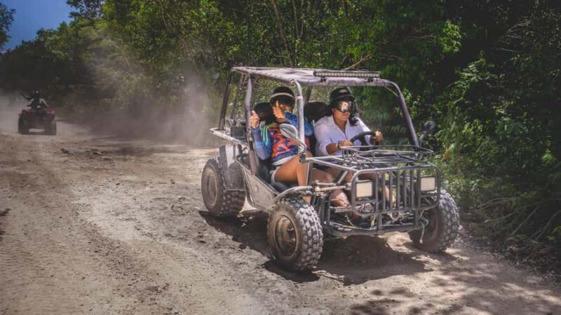Puerto Morelos: Double adventure in buggy and ATV with zip lines and two cenotes - Practical Tips for Your Day