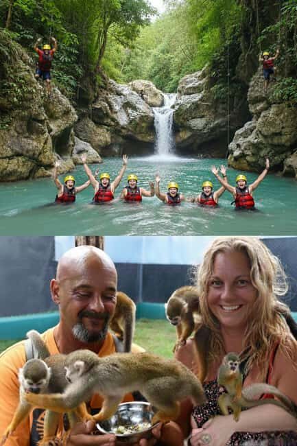 Puerto Plata: Damajagua Waterfalls & Monkeyland Tour - The Experience in Detail