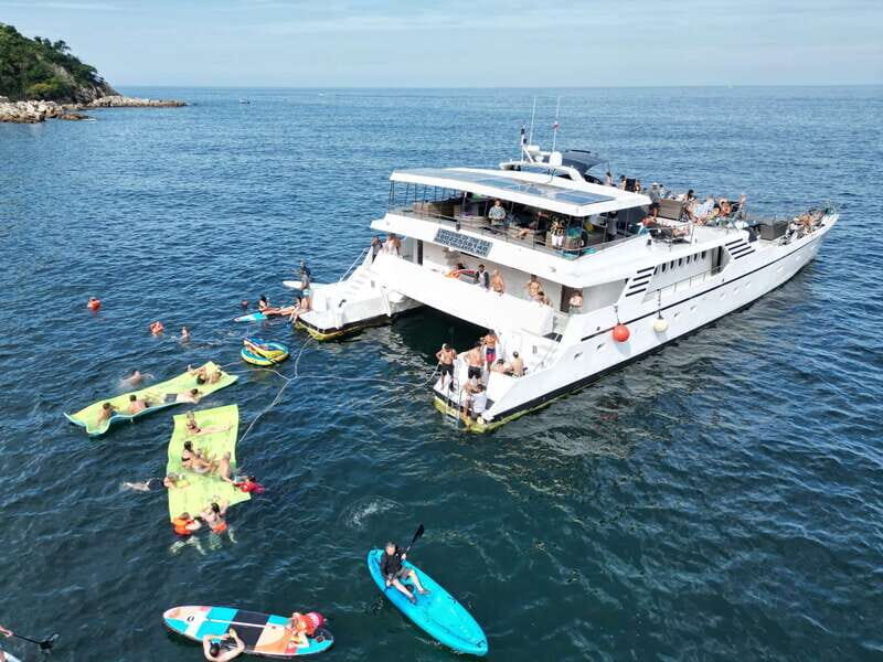 Puerto Vallarta: Yelapa Mega Yacht Cruise - The Boat & Onboard Amenities - Making the Most of Comfort and Fun